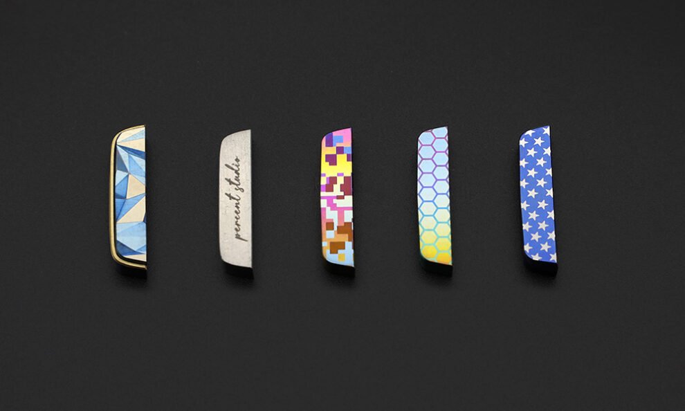 Pt990 Keyboard Badge Titanium Alloy – Free Team EDC