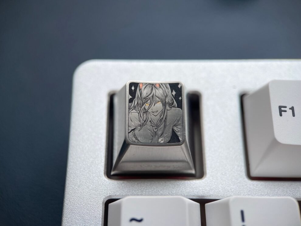 Zero Two Hand Engraved Titanium Keycaps – Free Team EDC